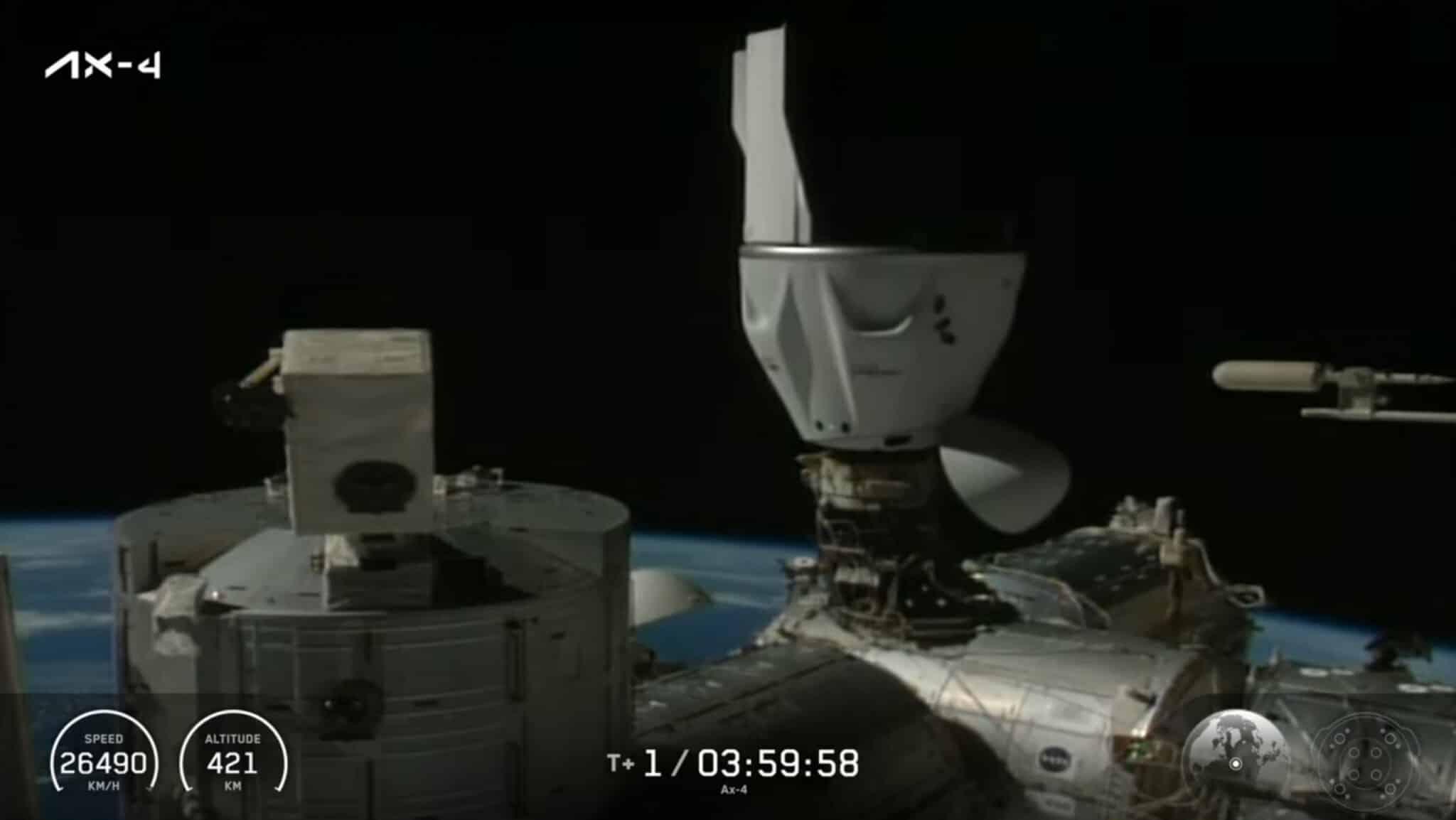 Megtörtént: Megérkezett Kapu Tibor űrhajója a Nemzetközi Űrállomásra